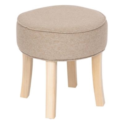 Tabouret Adriel peuplier beige D35x35cm - Atmosphera