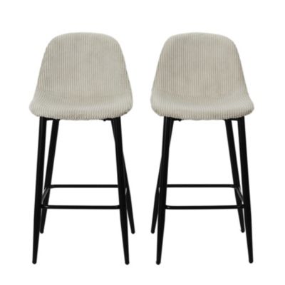 Tabouret de bar Scott beige vendu par 2