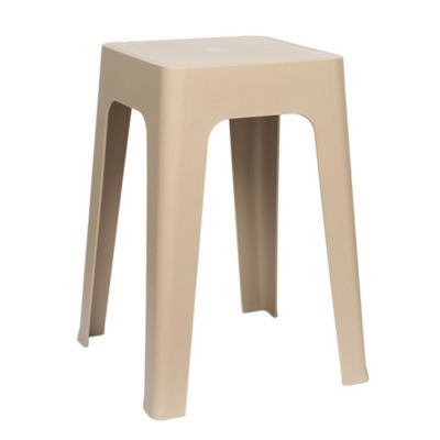 Tabouret empilable coloris beige