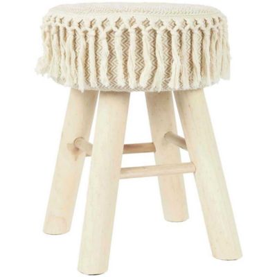 Tabouret en pin Pampa - Beige - 28 x 28 x 40 Type: Pouf & tabouret bas