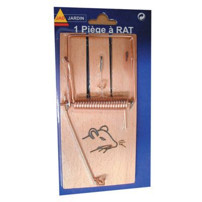 Tapette à rats avec socle en bois | Castorama