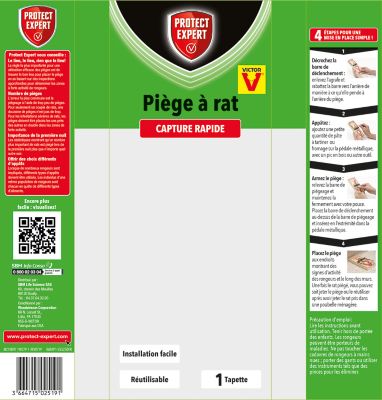 Tapette en bois rat Protect Expert Victor | Castorama