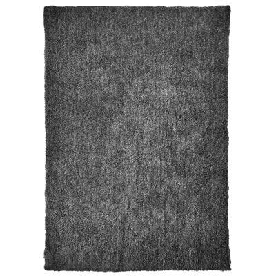 Tapis 200 x 300 cm shaggy à poils courts gris anthracite - COSMOS