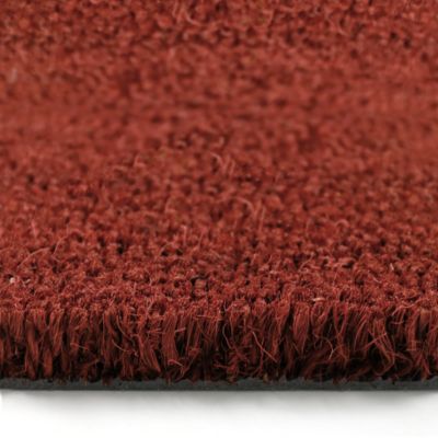 Tapis Brosse Coco - Spécial PMR-ERP - Rouge - Ep, 17 mm - Rouleau de 2m ...