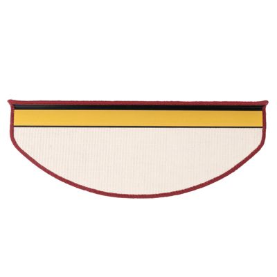 Tapis d'escalier en Sisal Premium Rouge 24 x 65 cm - Floordirekt