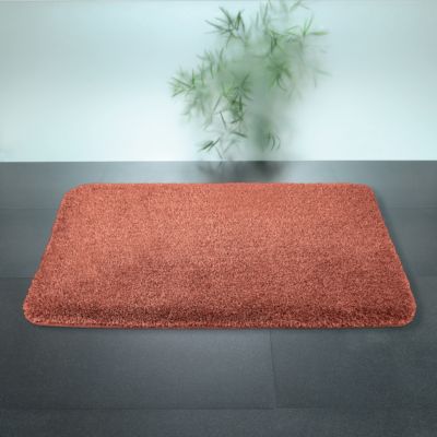 Tapis de salle de bains L.120 x l.70 cm Spirella gamme Bree coloris ...