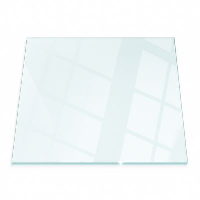 Tapis en Verre pour Cheminée Wallfluent 60x60 cm Transparent Protection ...