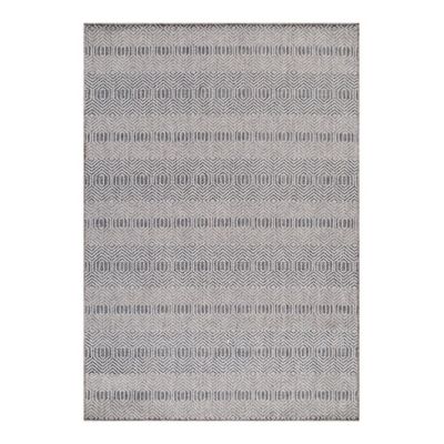 Tapis extérieur et intérieur plat Mykonos 100x60 CM - Gris | Castorama