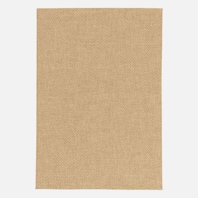 Tapis intérieur/extérieur effet jute coloris naturel. 120 x 170cm stabilisé aux UV | Castorama