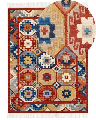 Tapis LUSARAT Multicolore 160 x 230 cm Laine Kilim