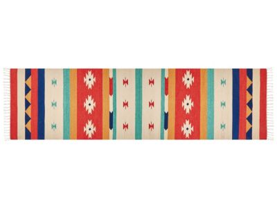Tapis MARGARA Multicolore 80 x 300 cm Coton Kilim
