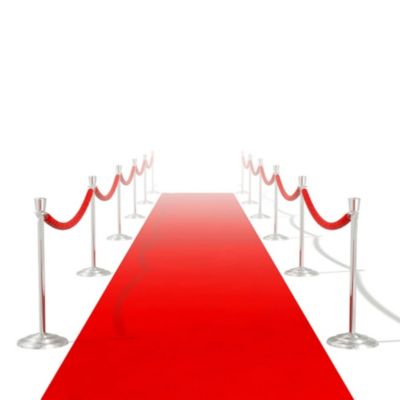 Tapis rouge 1 x 5 m 400 g/m² vidaXL