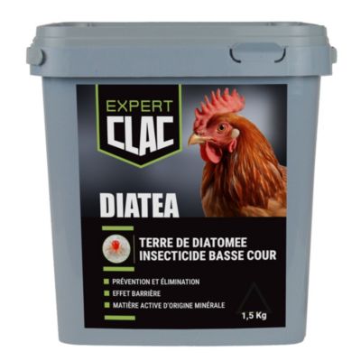 Terre de diatommée insecticide basse cour Expert Clac Diatea 1,5kg