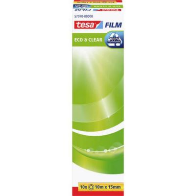 tesa 57070-00000-01 tesafilm Eco & Clear transparent 10 m x 15 mm