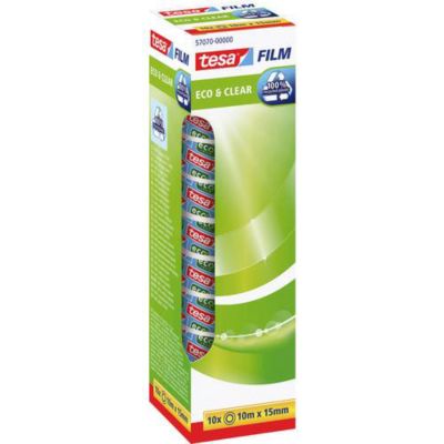 tesa 57070-00000-01 tesafilm Eco & Clear transparent 10 m x 15 mm