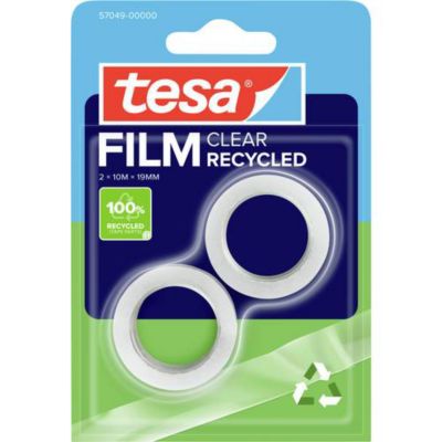 tesafilm Eco & Clear 57049-00000-13 transparent, 2 rouleaux de 10 m x 19 mm