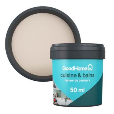 Testeur peinture cuisine et salle de bains beige Santa Fe GoodHome 50 ml