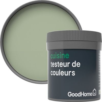 Testeur peinture cuisine GoodHome vert Limerick mat 50ml | Castorama