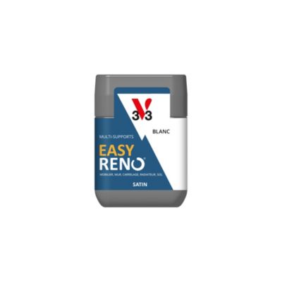 Testeur peinture de rénovation multi-supports V33 Easy Reno blanc satin ...