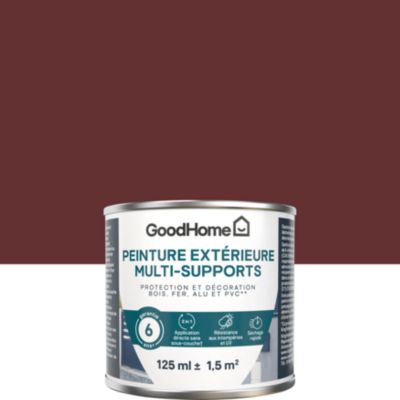 Testeur peinture multi-supports extérieur rouge sendai RAL 3004 satin ...