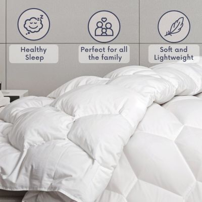 The White Stone Couette Toutes Saisons 200 x 220 cm de 250 g ...