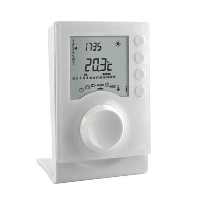 Thermostat d'ambiance sans fil programmable pour chauffage central TYBOX 1137