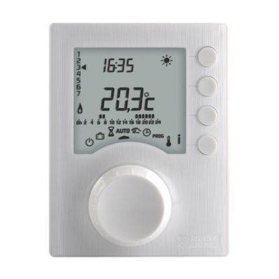 Thermostat d'ambiance sans fil programmable pour chauffage central TYBOX 1137