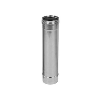 TIG500 Conduit simple paroi étanche polycombustible longueur 50 cm ...