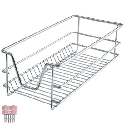 Tiroir de rangement téléscopique chromé Facile à manœuvrer, avec ...