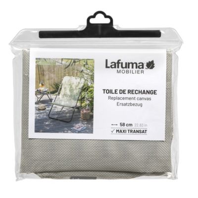Toile de rechange pour transats - compatible avec gamme Maxi Transat - couleur beige seigle ...