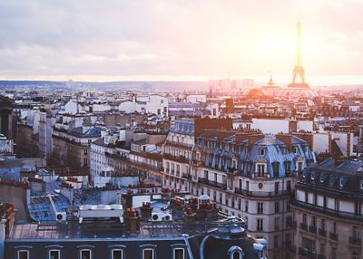 Toile imprimée toits de Paris 60 x 90 cm | Castorama