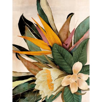 Toile imprimée couleur Terra flowers Dada Art orientation portrait l.62 ...