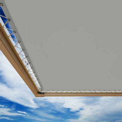 Toile Pergola Grise 2x3 m - Garantie 10 ans TECPLAST - XP640PR - Bâche Pergola ou Tonnelle ...