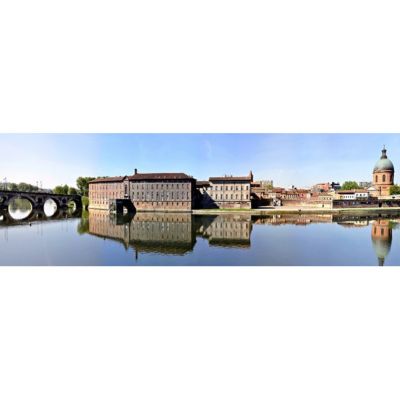 Toile sur châssis Toulouse vue 35 x 105 cm | Castorama