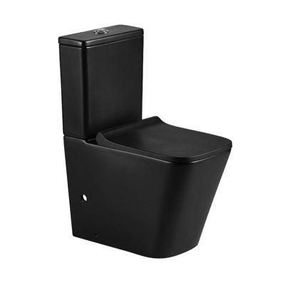 Toilette WC à poser PISA en ceramique noir mat | Castorama
