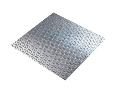 Tôle aluminium brut grain de riz Ep. 1,6 mm, 50 x 25 cm | Castorama