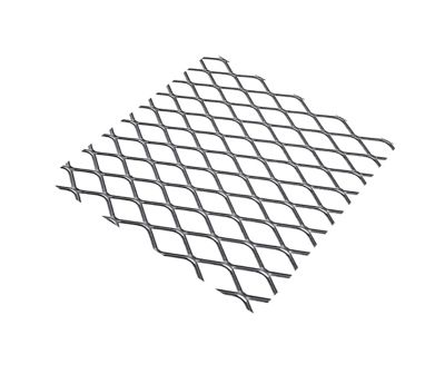 Tôle métal déployé acier brut Mailles 6 x 3,3 mm, 100 x 50 cm