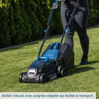 Tondeuse à gazon sans fil BC-MP320-X Scheppach - Brushless - Hauteur de ...