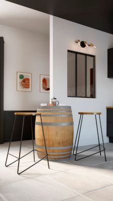 Tonneau de luxe vintage H.90 x D.70 cm 50kg