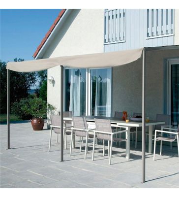 Tonnelle Adossee 4x3