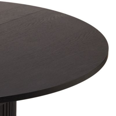 Toscana - Table à manger extensible 4 à 6 personnes en bois diam.120 ...