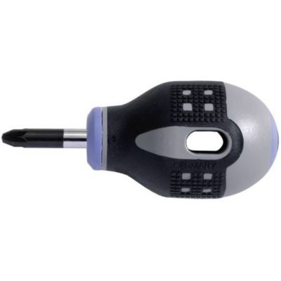 Tournevis cruciforme Pozidriv BE-8801 ERGO PZ1, court 83 mm, poignée ...