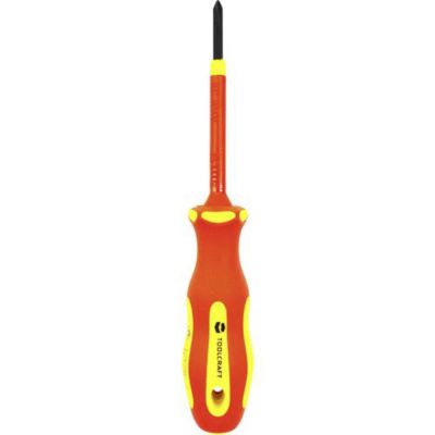 Tournevis cruciforme VDE PH0 Toolcraft TO-5345748, lame 60 mm, manche ...
