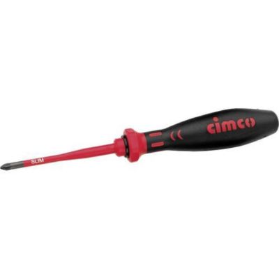 Tournevis cruciforme VDE Pozidriv PZ 1 Slim 185 mm longueur totale ...