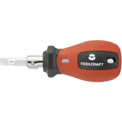 Tournevis à embout réversible Toolcraft, lame 6 mm, embout 58 mm, PH/PZ ...
