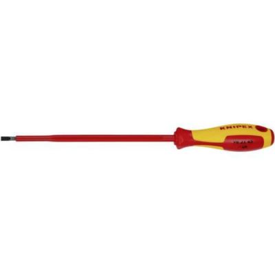 Tournevis plat isolé VDE 0,8 mm x 4,5 mm Knipex 98 21 45 - lame 180 mm ...