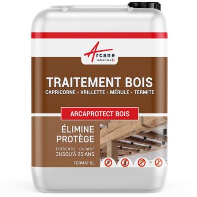 Traitement bois insectes champignons sur poutres, charpentes, parquets ...