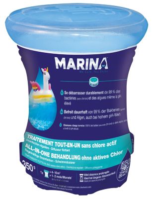 Traitement complet sans chlore diffuseur flottant pour bassin 4 à 10 m² ...