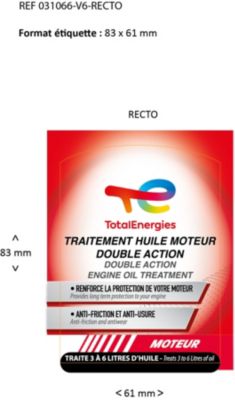 Traitement huile moteur Total Energie 250ML