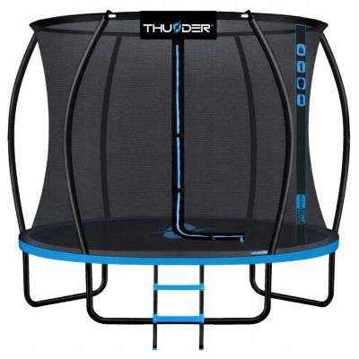 Trampoline de jardin THUNDER 6 ft 183 cm avec toile élastique et filet ...